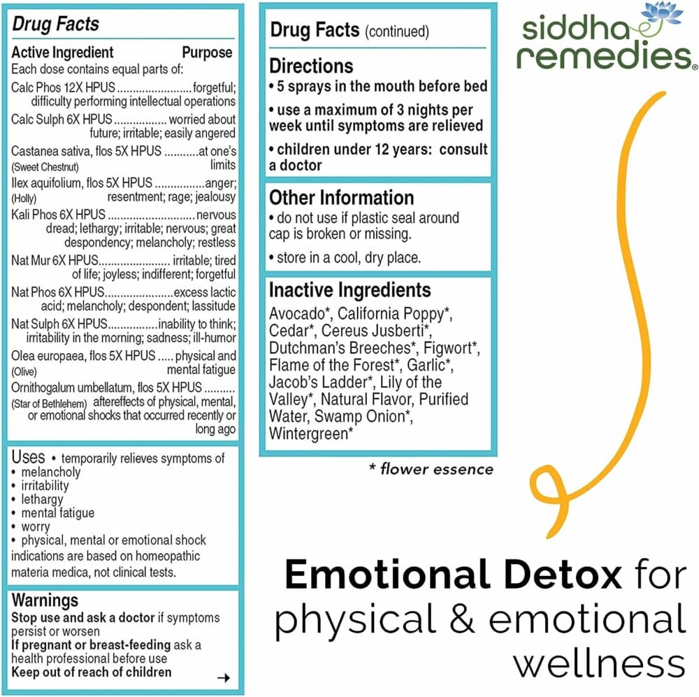 Siddha Remedies Emotional Detox Review